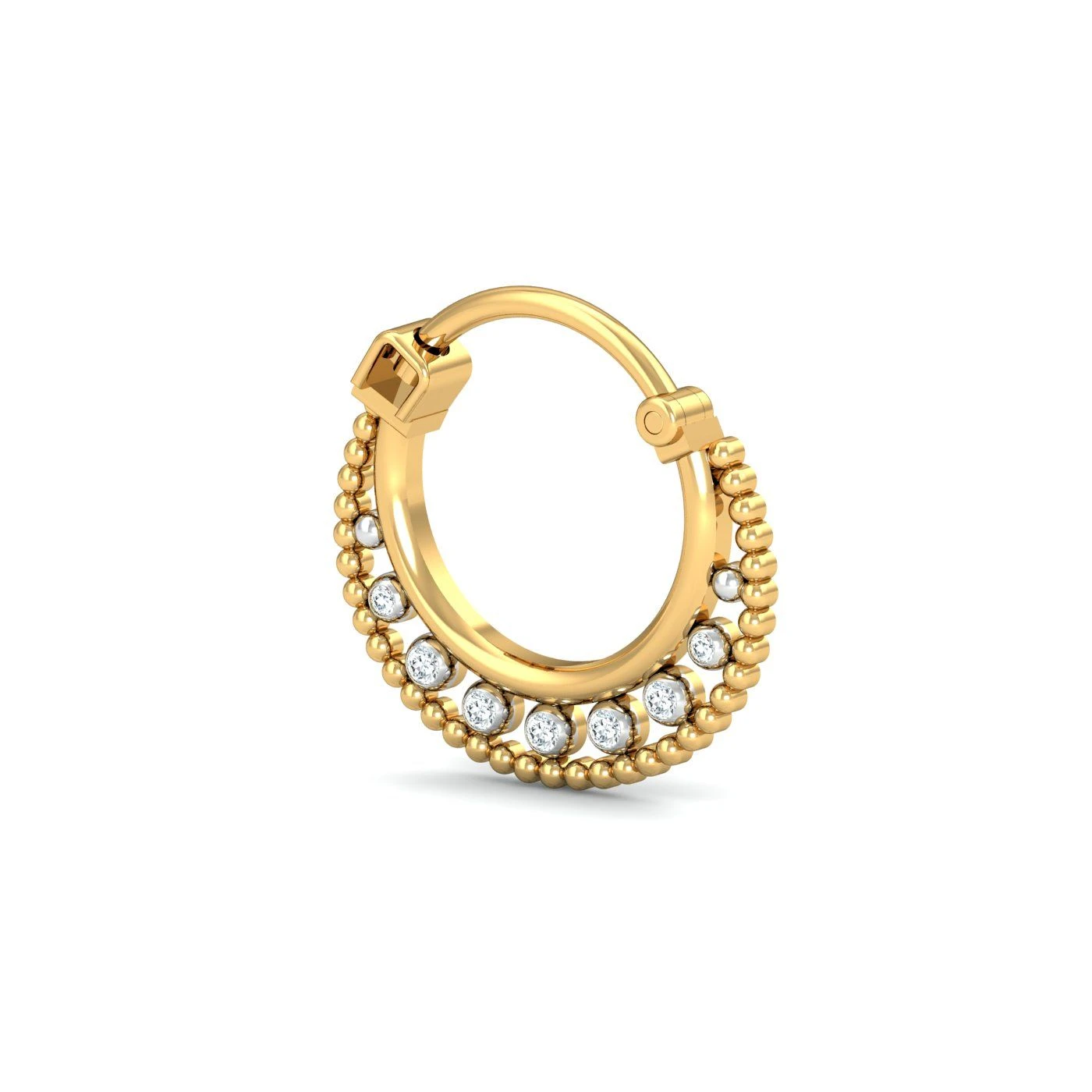 18KT Gold & Diamond Vistra Septum Ring