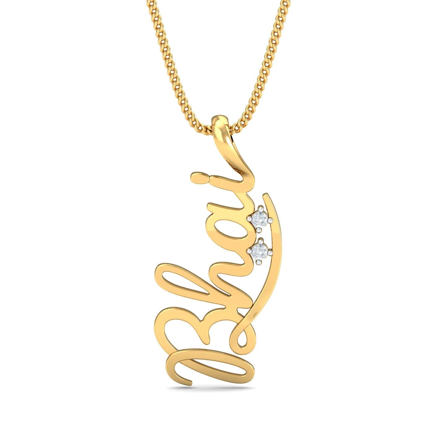 Yellow Gold Bhai Pendant