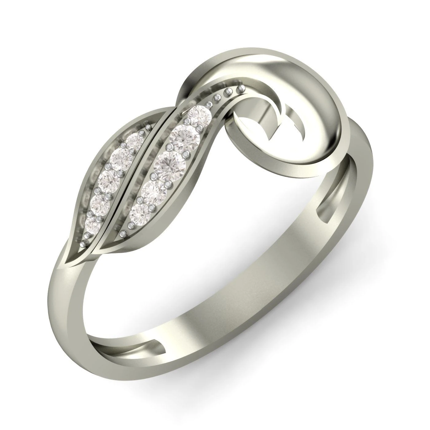 White Gold The Princess' Demand Ring