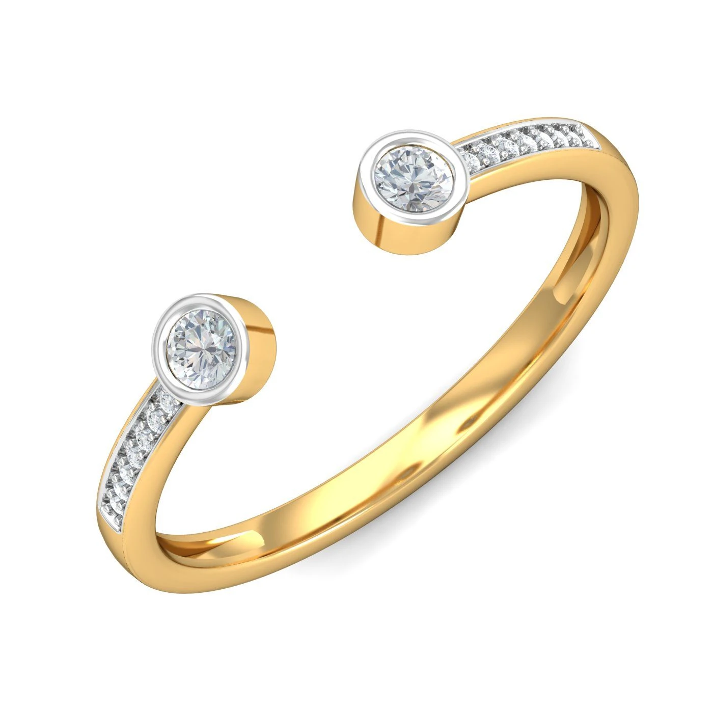 Poles Apart Open Ring