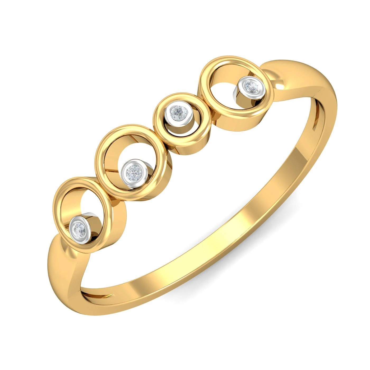 Yellow Gold Freida Ring
