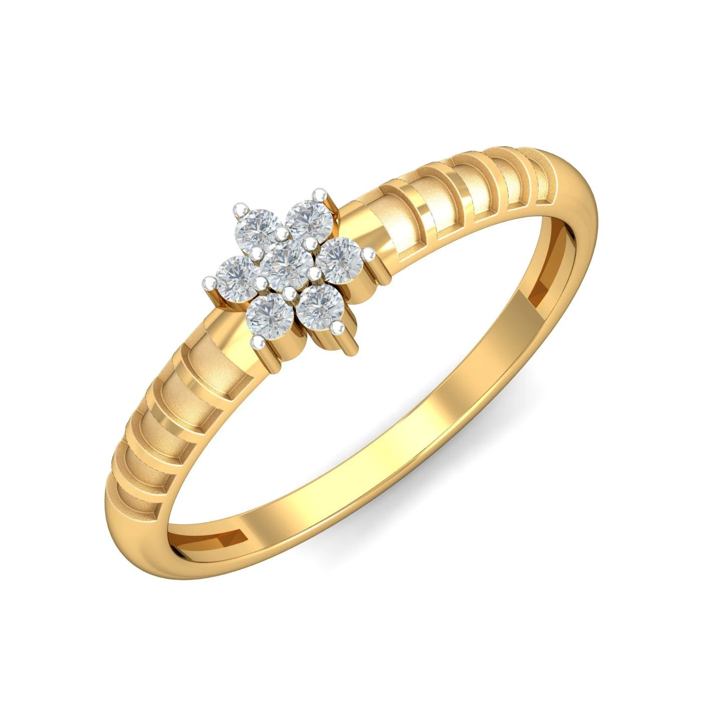 Yellow Gold Keyon Nakshatra Ring