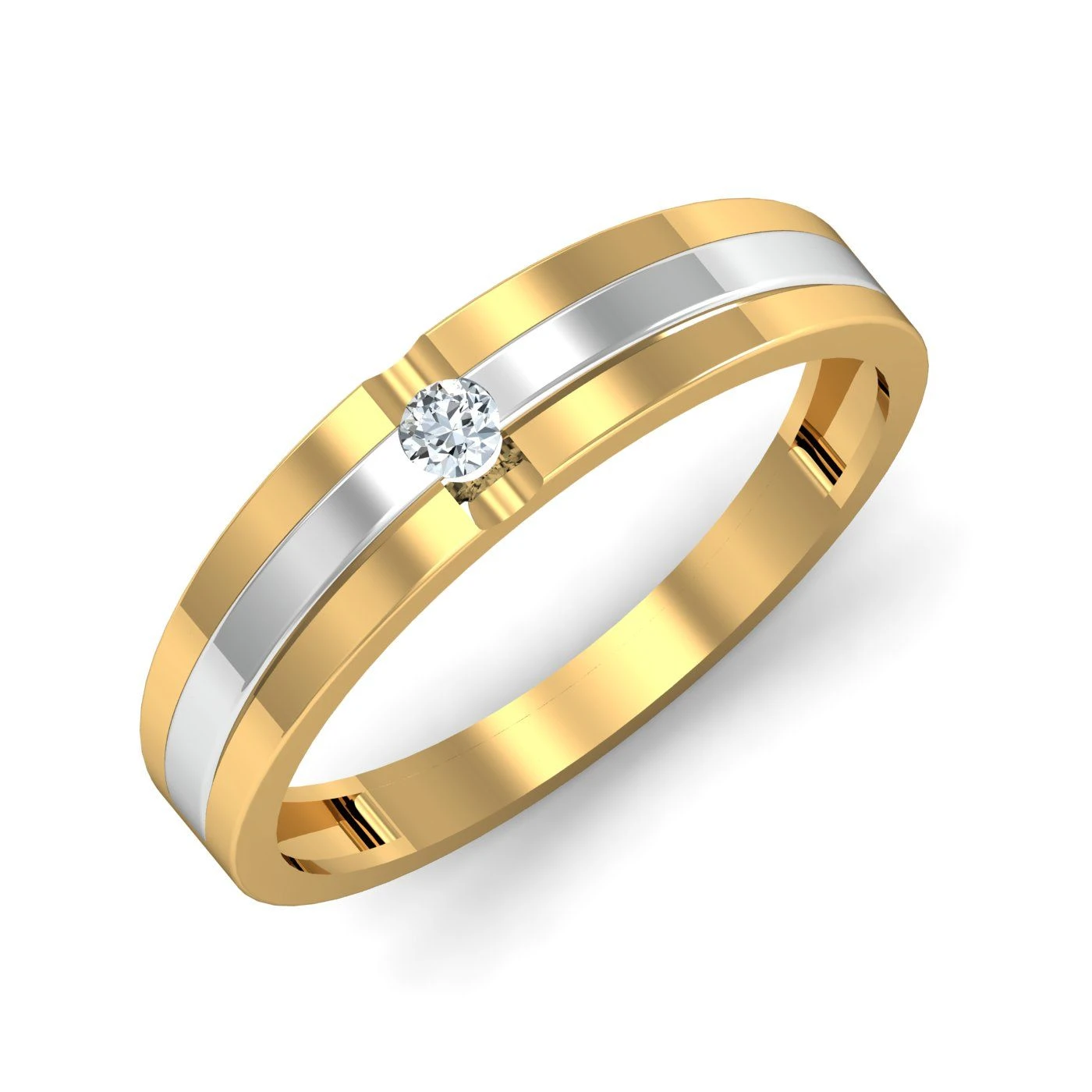 18KT Gold Kalewar Men's Diamond Ring