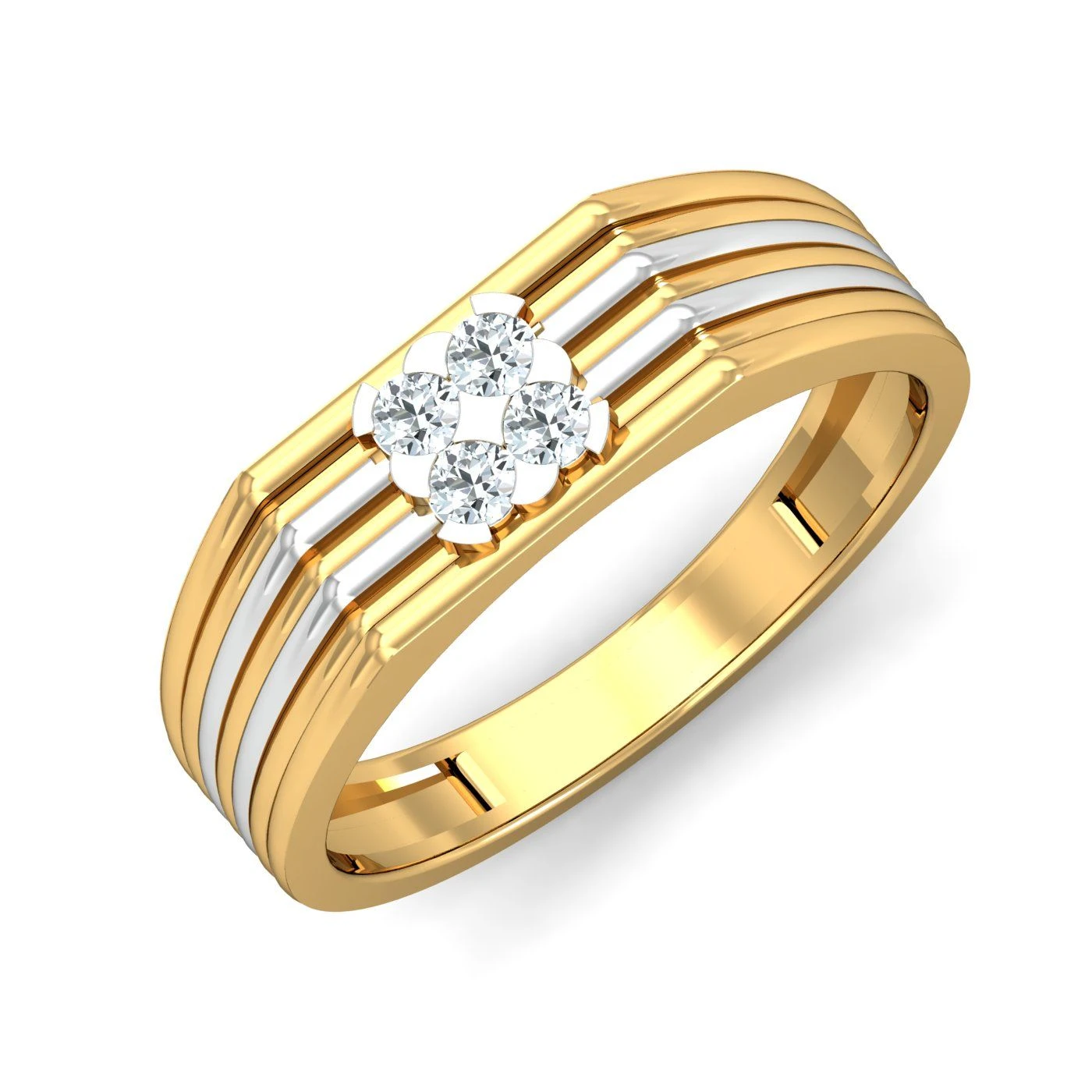 18KT Gold & Diamond Valour Ring