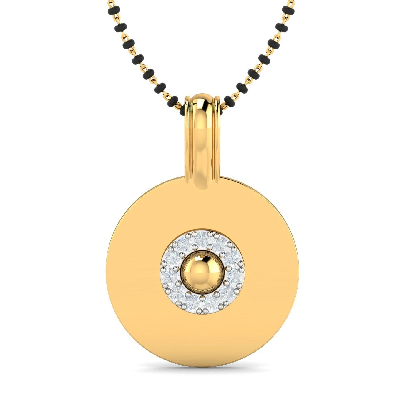 Yellow Gold Andhra Bottu Thali